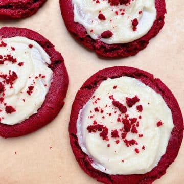Vegan Red Velvet Cookies - Serene Trail