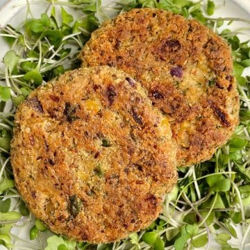 Vegan Chickpea Patties - Serene Trail