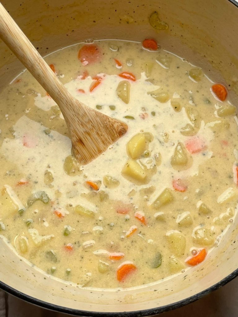 Vegan Potato Soup - Serene Trail
