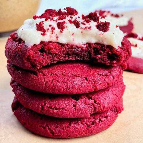 Vegan Red Velvet Cookies - Serene Trail