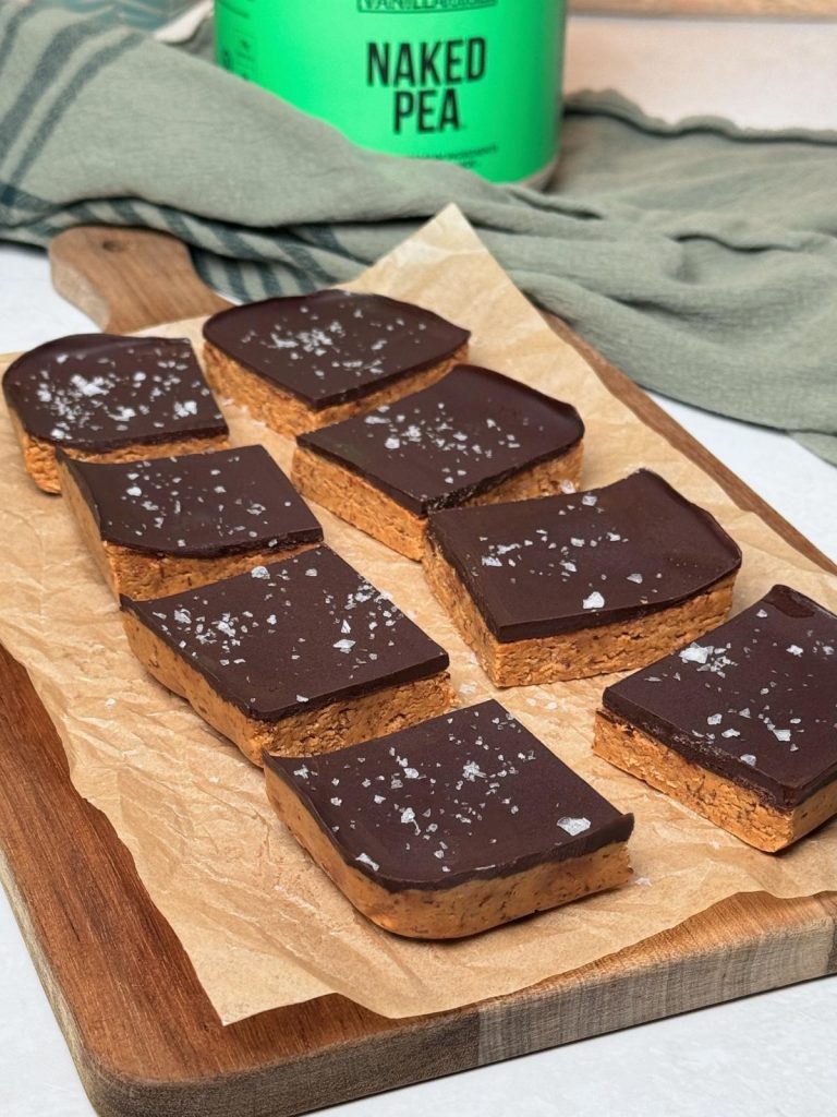 Chocolate Peanut Butter Protein Bars - Serene Trail